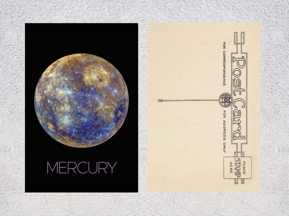 Vintage Astronomy French Postcard