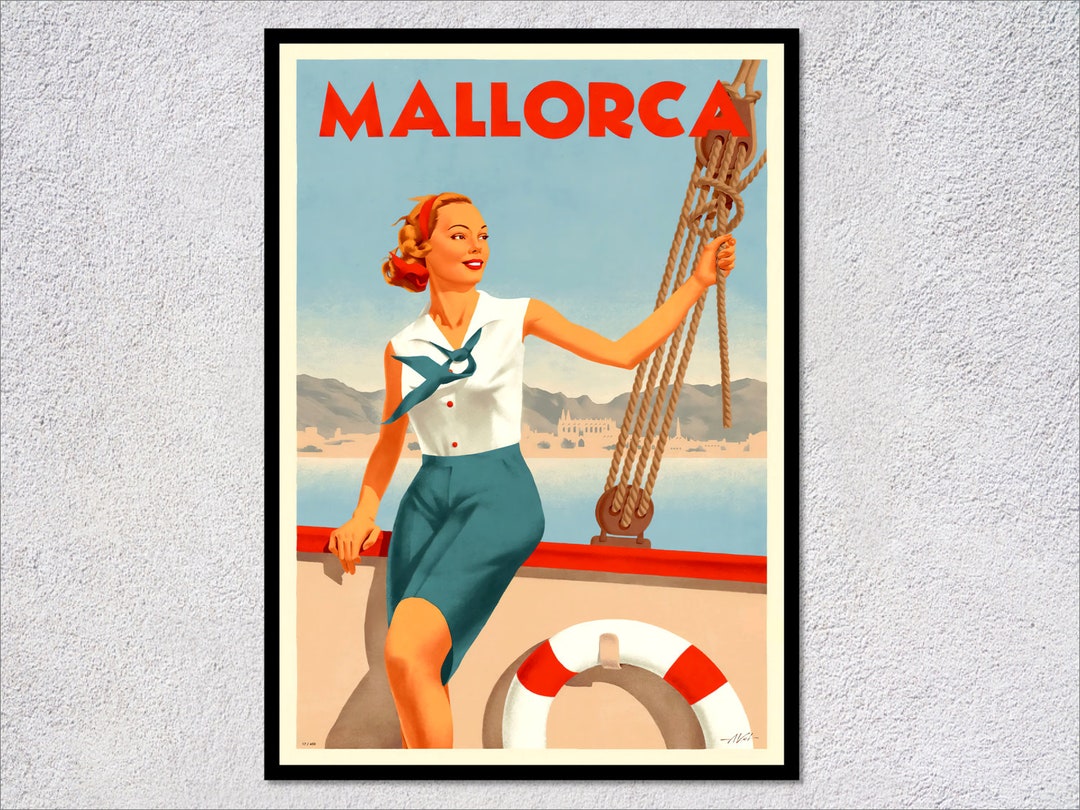 Majorca Travel Prints Travel & Vacation Posters - Etsy