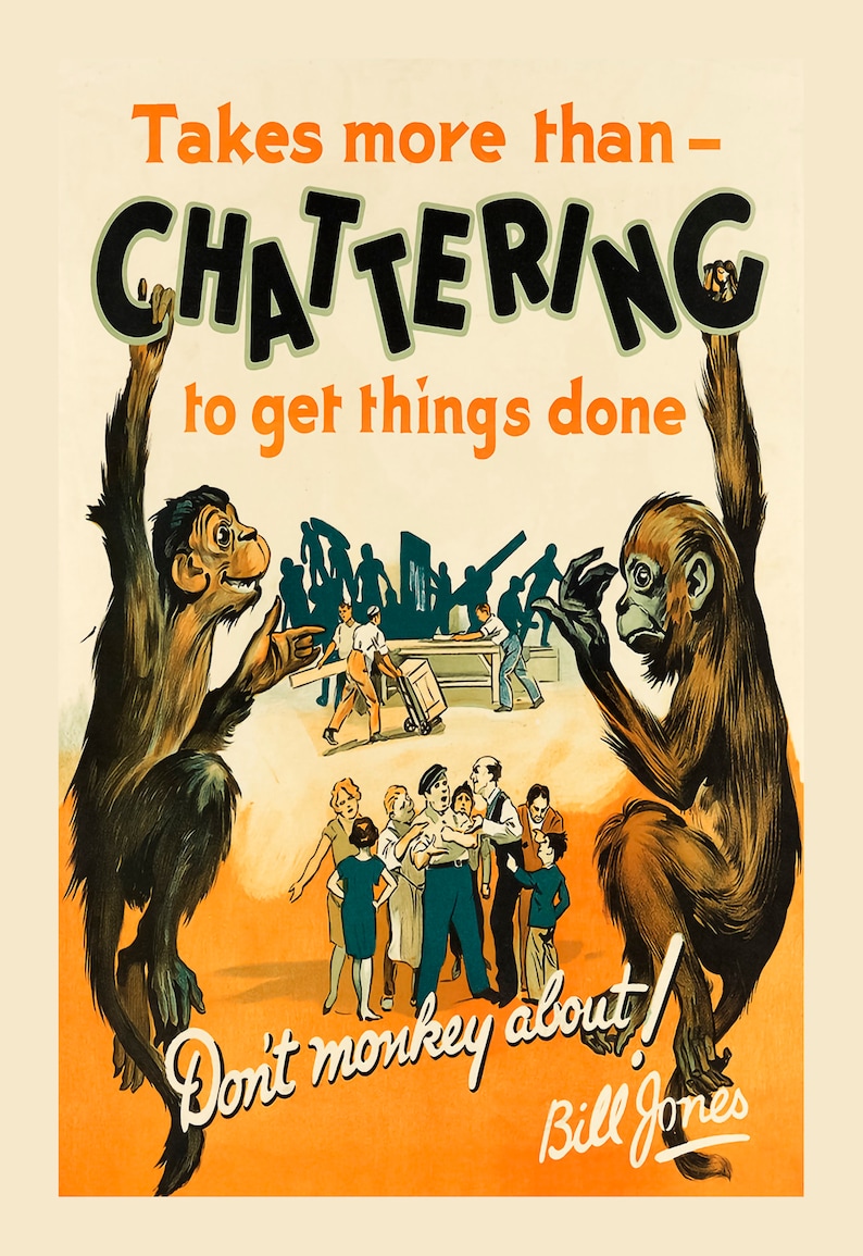 50 Best 1920s Motivational Posters From Bill Jones Ideas - Etsy