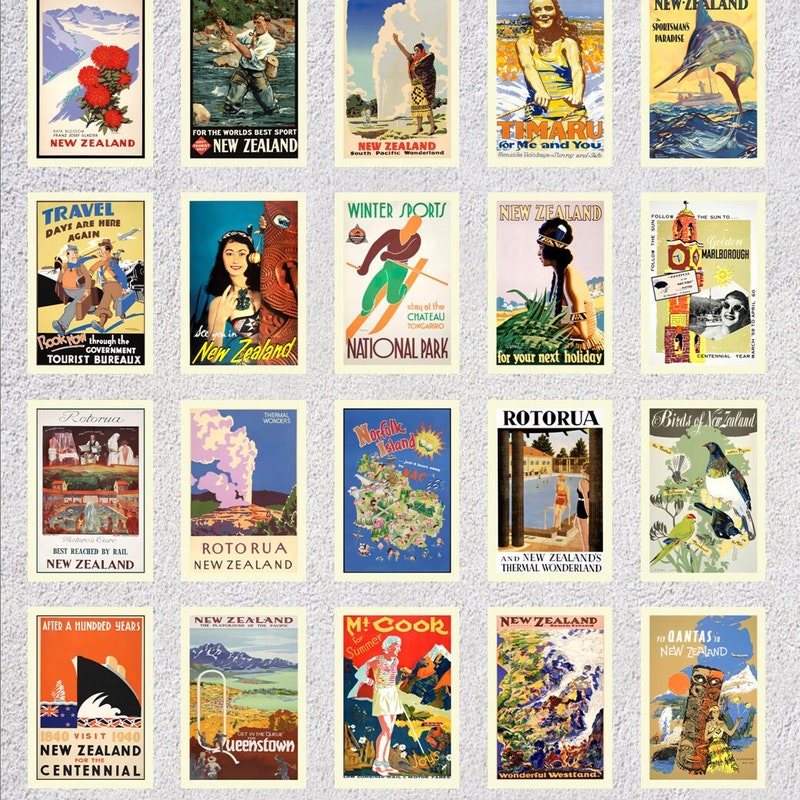 Vintage New Zealand - Etsy