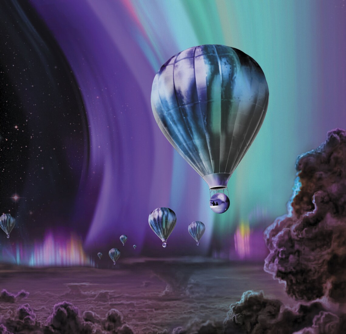 Retro Planetary Travel Poster the Cosmos Travel Visions of - Etsy