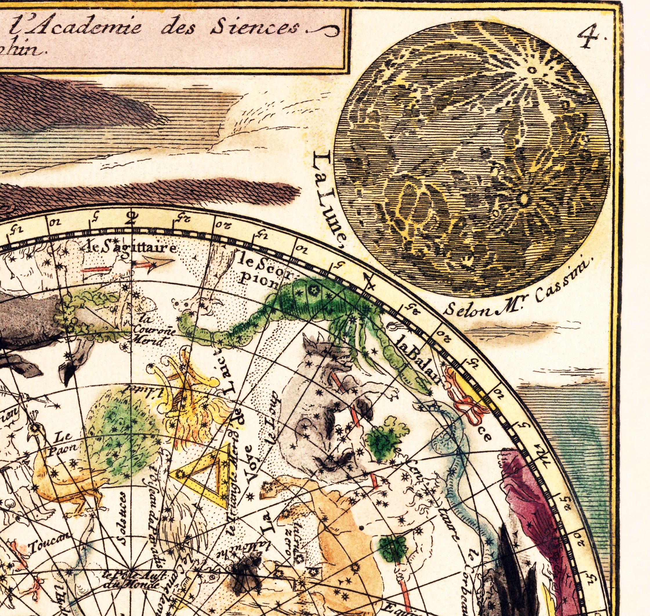 Astronomy Chart Posters | Constellation Map | Ancient Zodiac Print ...