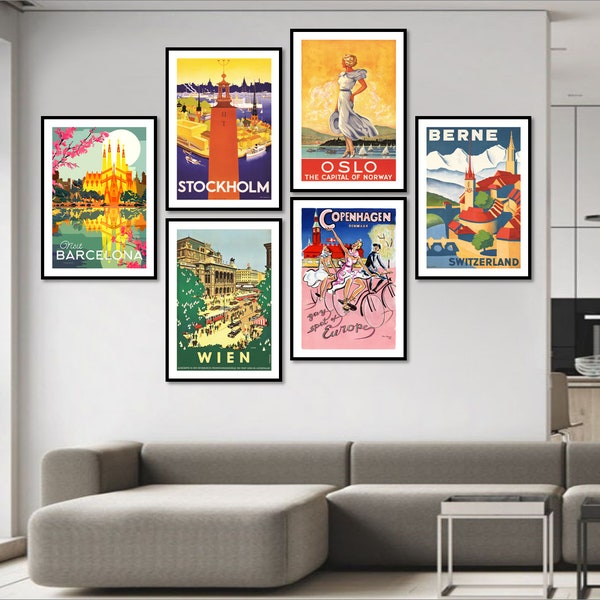 Vintage Style Poster - Etsy