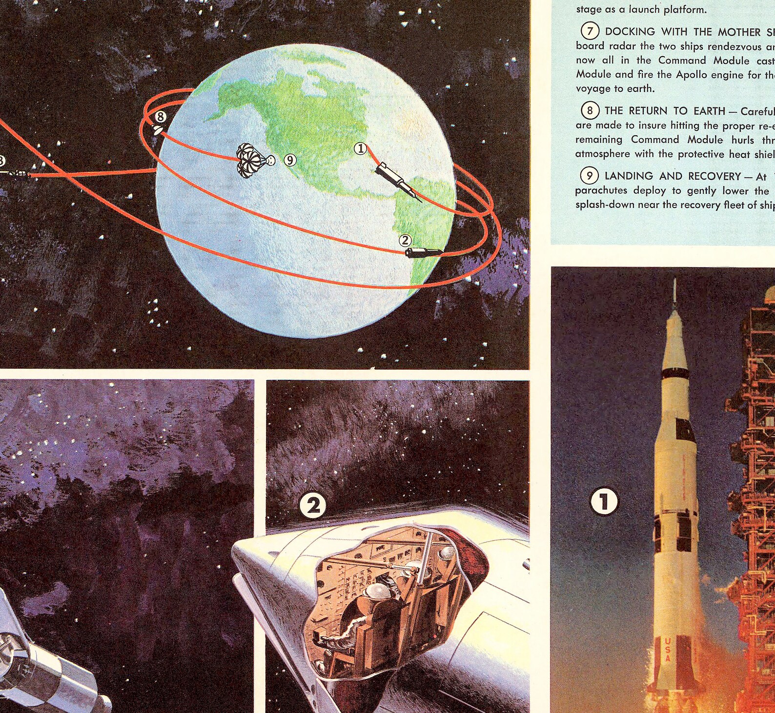 Trip To the Moon Poster l Apollo NASA Mission Print l Apollo | Etsy