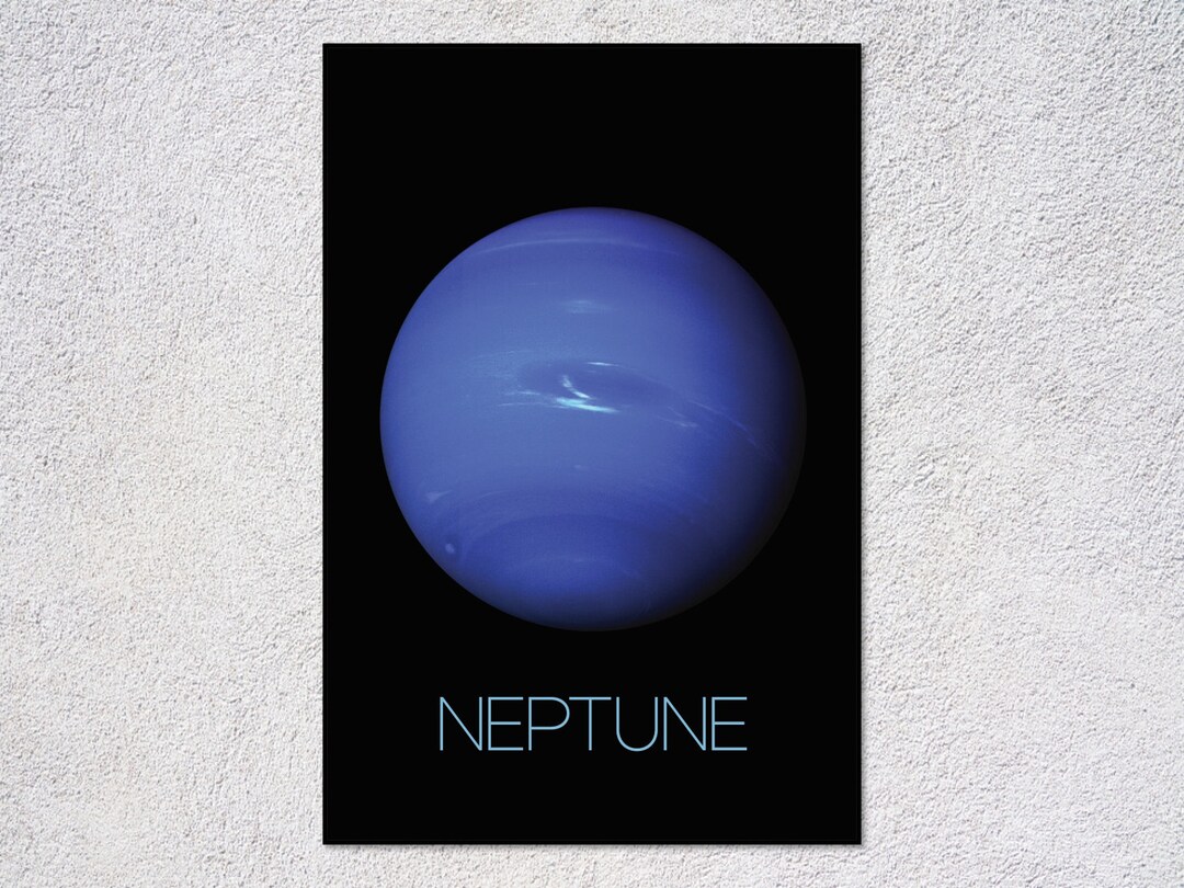 Neptune Solar System Posters Educational Charts & Posters - Etsy