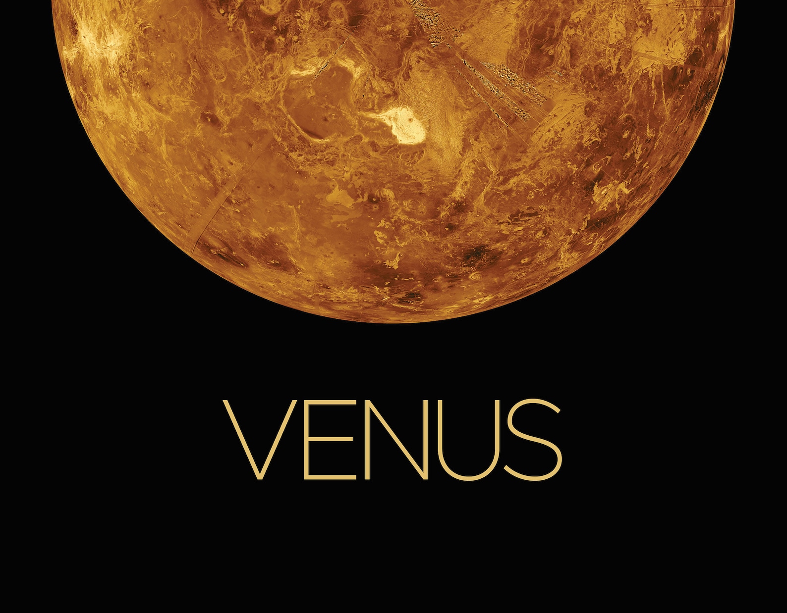 Venus Solar System Posters Educational Charts & Posters - Etsy