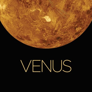 Venus Solar System Posters Educational Charts & Posters - Etsy