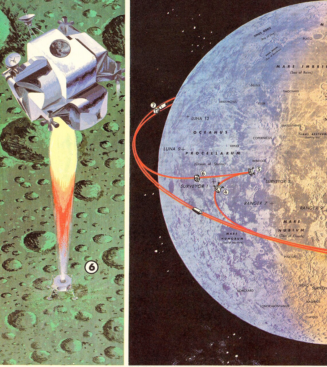 Trip To the Moon Poster l Apollo NASA Mission Print l Apollo | Etsy