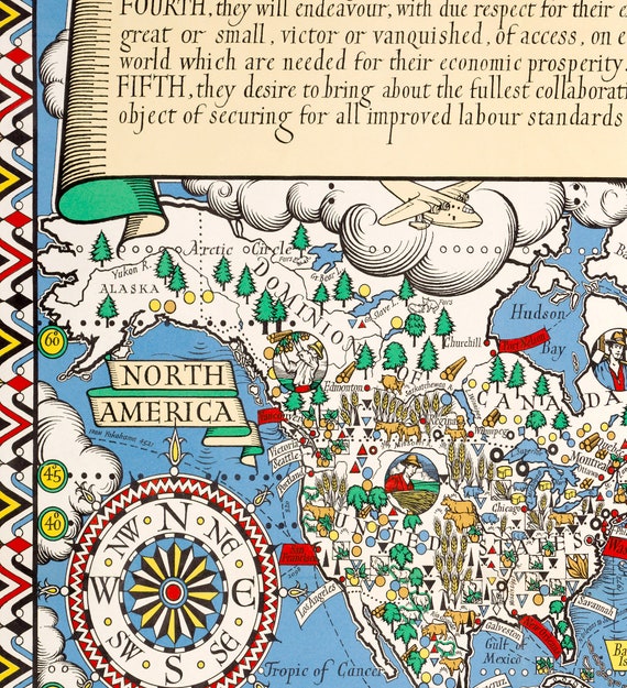 Atlantic Charter Map