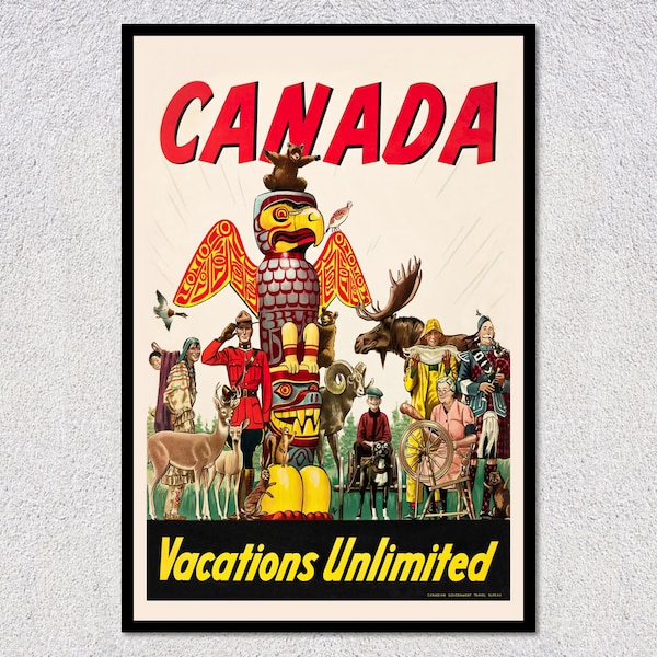 Canadian Vintage Posters - Etsy Canada