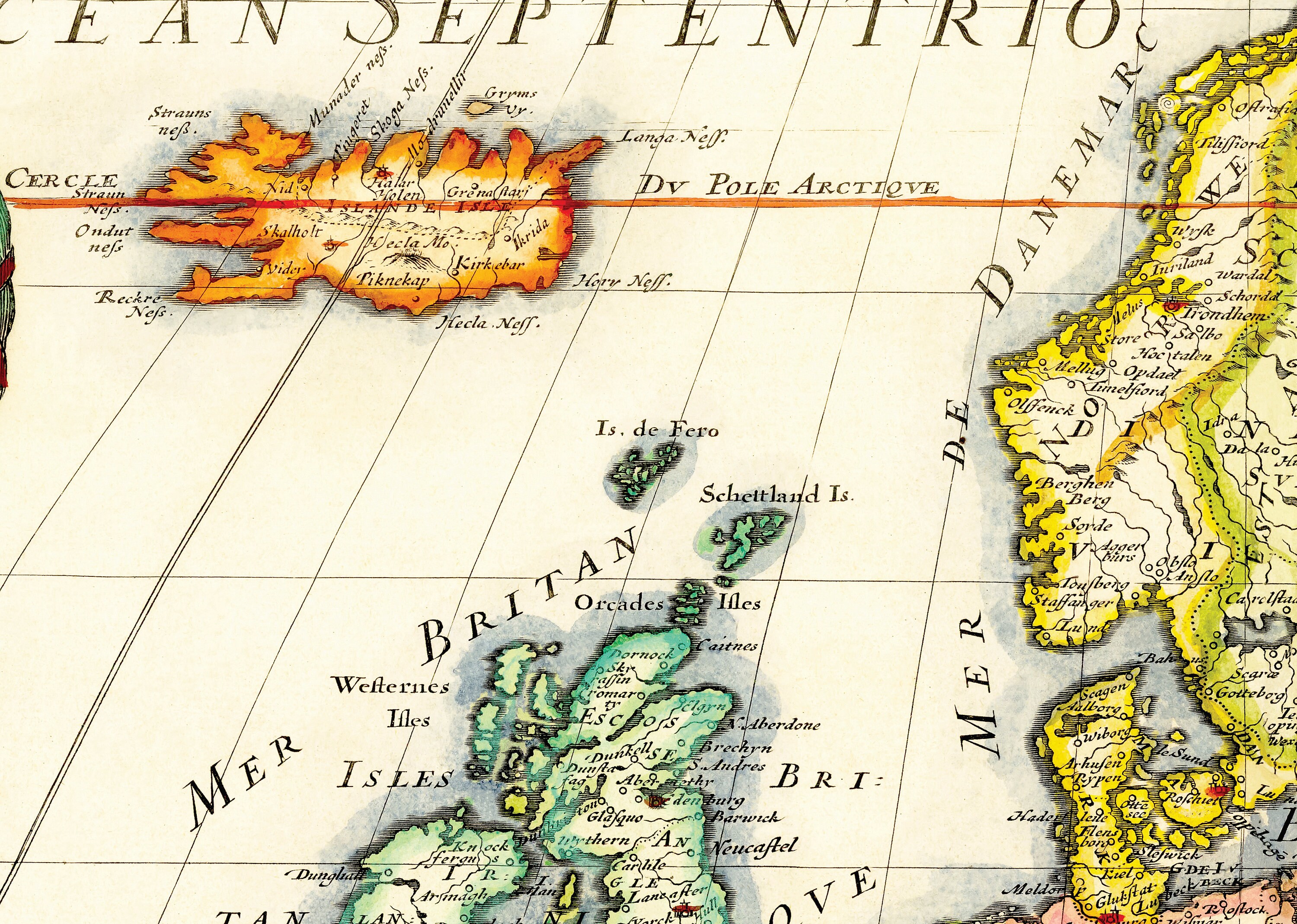 Historic Map of Europe (1653) | Central and Eastern Europe | Vintage ...