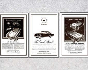 Mercedes Benz Poster - Etsy