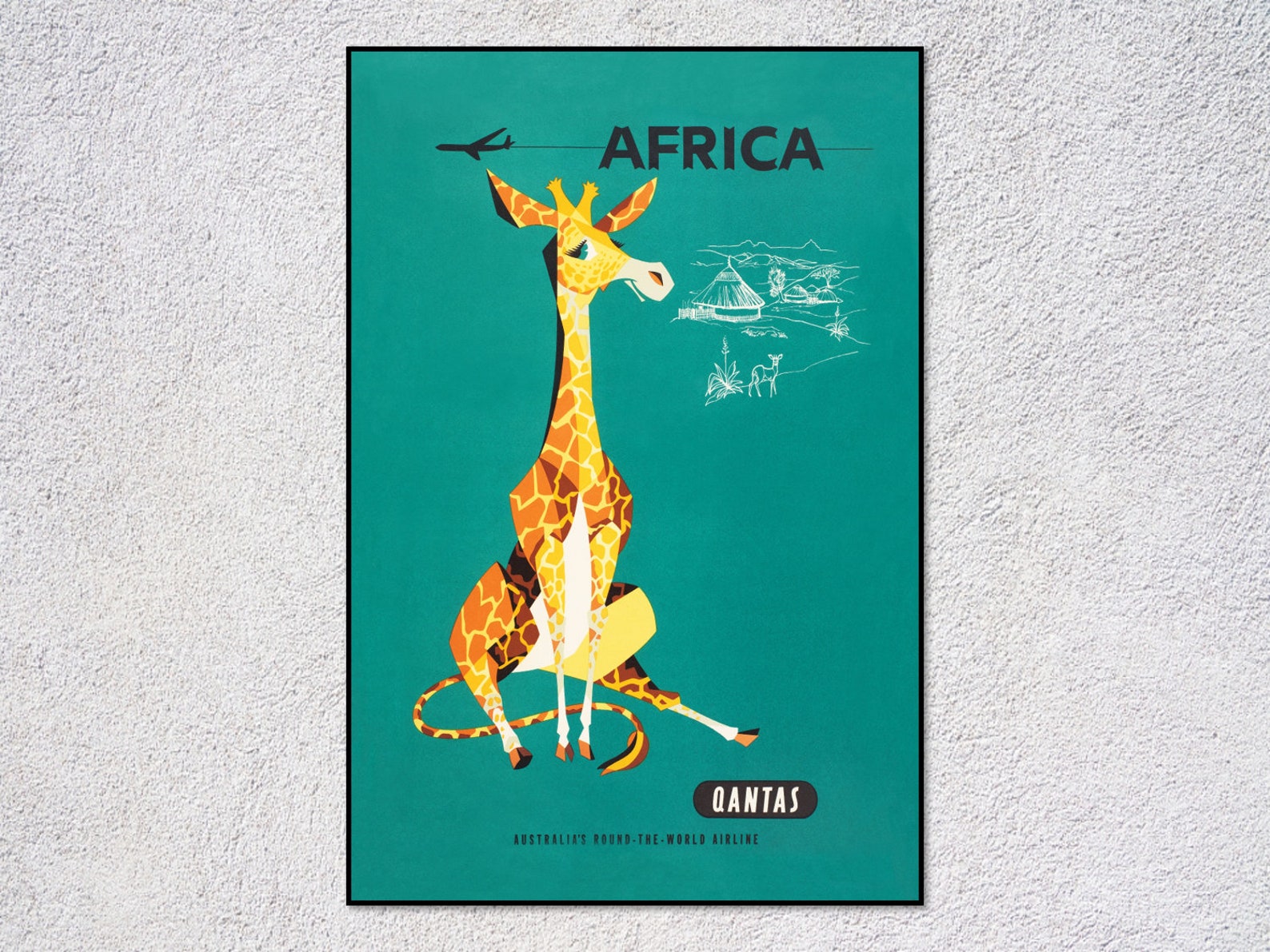Africa Vintage Advertisements Travel Print Australian - Etsy