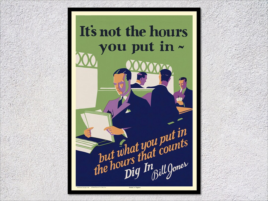 Vintage Motivational Posters by Bill Jones About the Universal ...