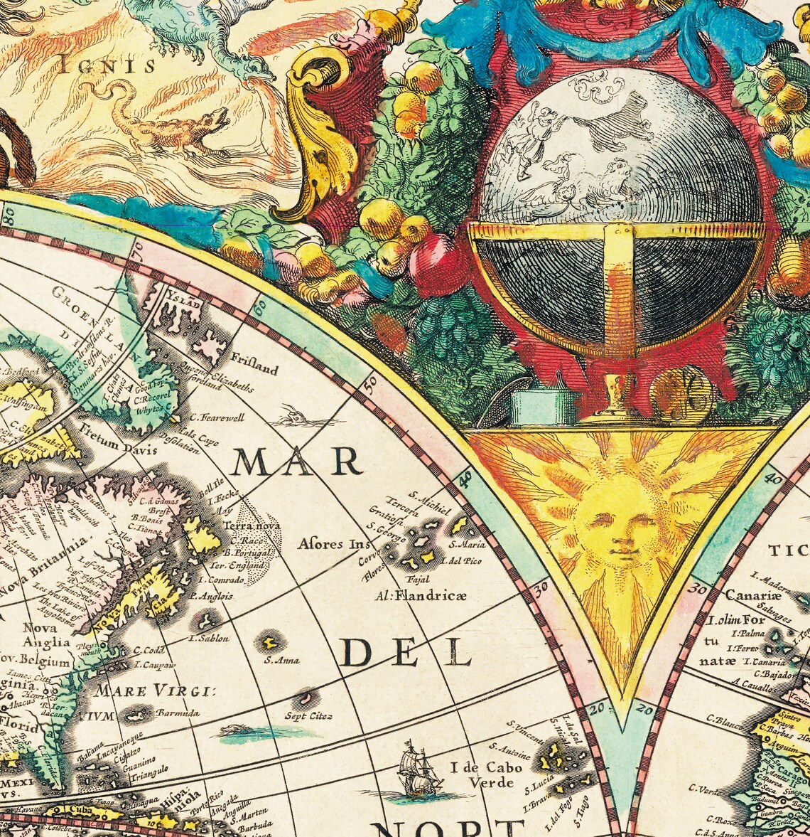 Portraits of Caesar Ptolemy Mercator and Jodocus Hondius - Etsy