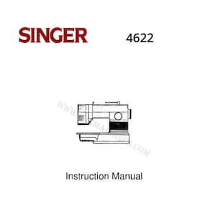 Singer 4622 Sewing Machine Instruction Manual Handbook, Instant ...