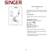 Singer 4622 Sewing Machine Instruction Manual Handbook, Instant ...