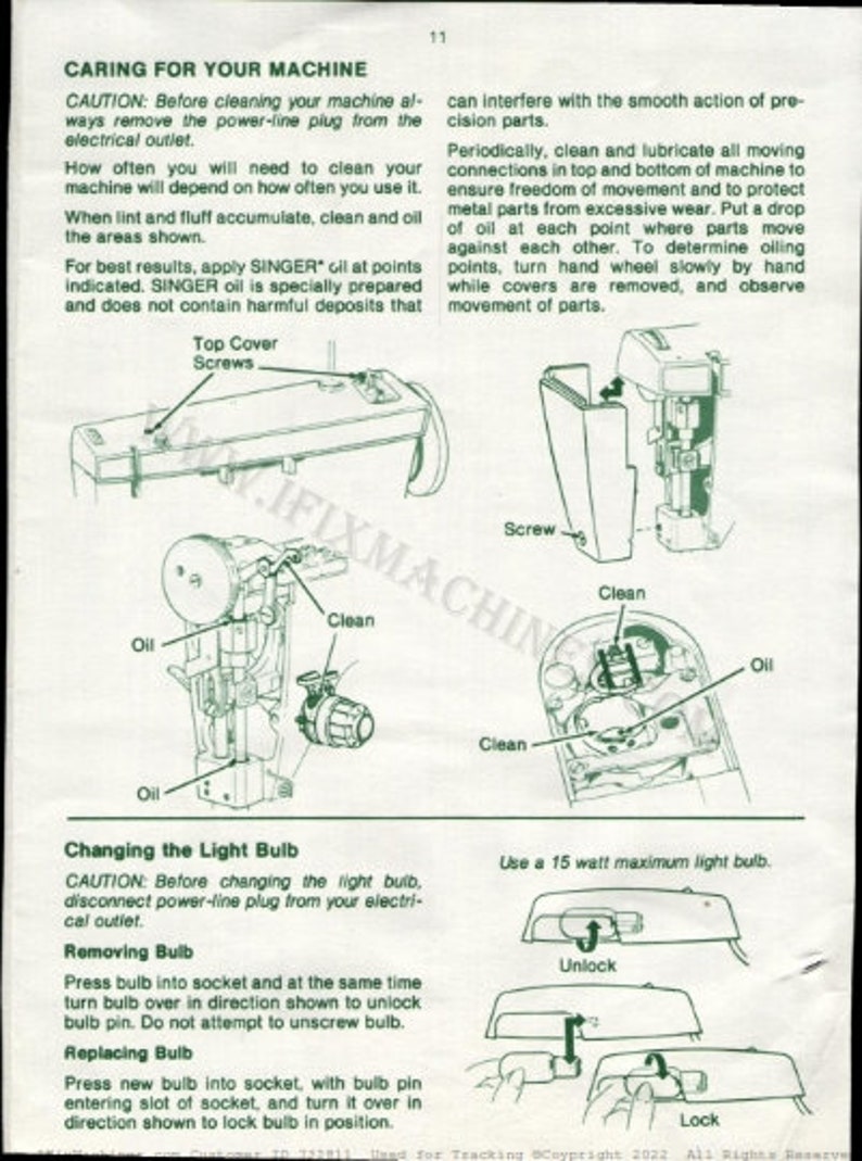 Singer Sewing Machine 247, Instant Download, PDF Format, SR - Etsy