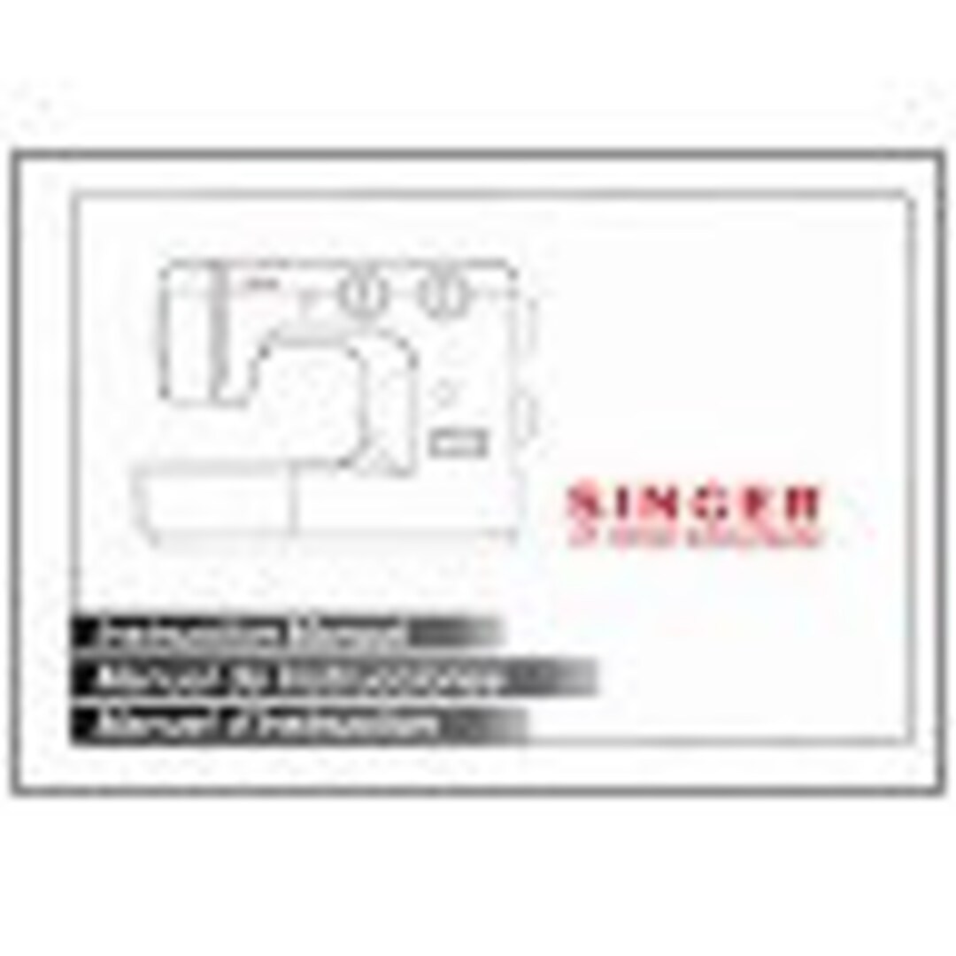 Singer Sewing Model 1525 Manual Singer Model 1525manual - Etsy