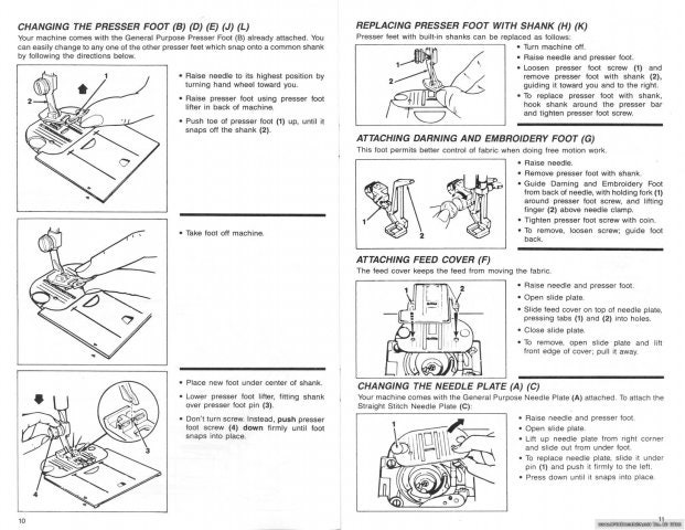 Singer Sewing Machine 7037 Instruction Manual, Instant Download, PDF ...