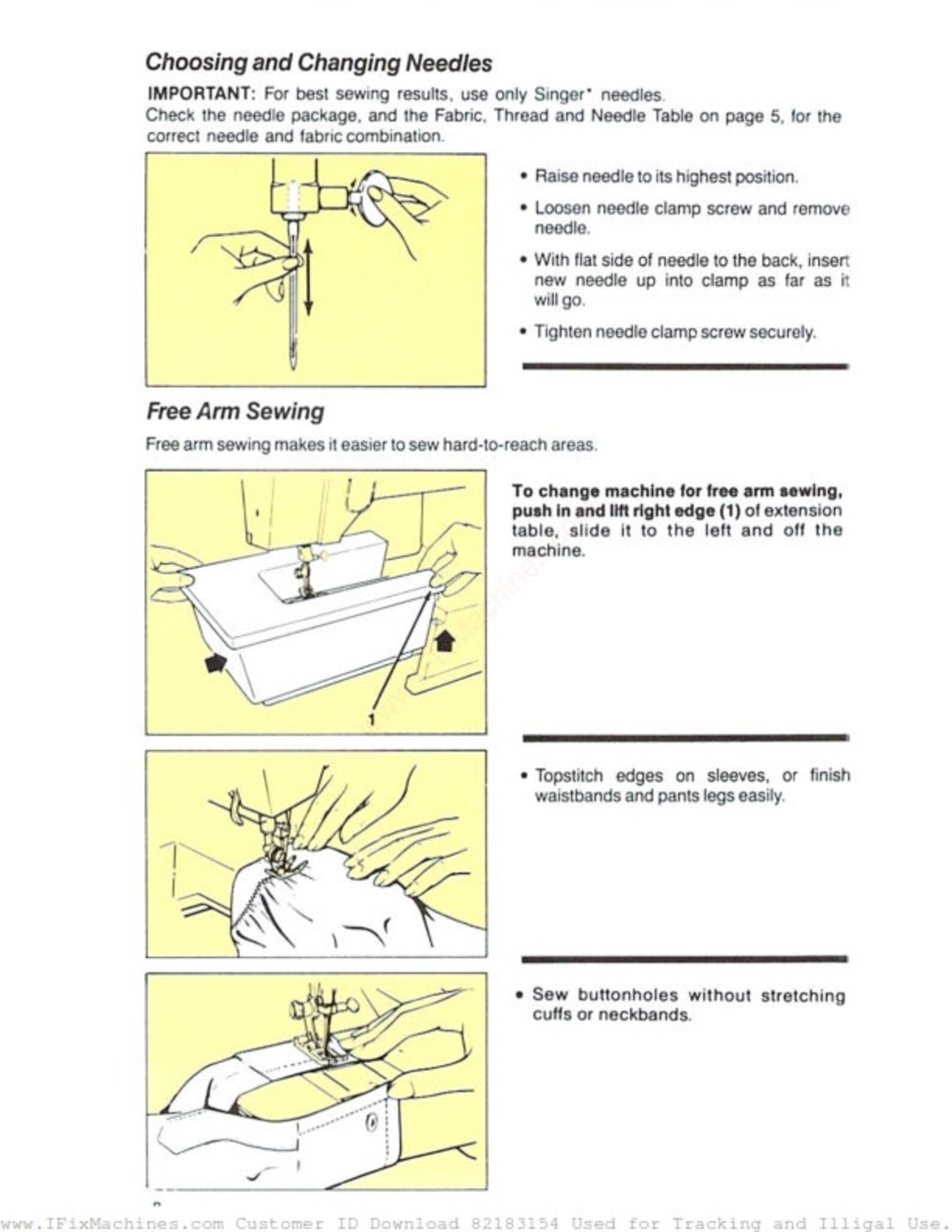 Singer Sewing Machine 5910 Instruction Manual, Instant Download, PDF ...