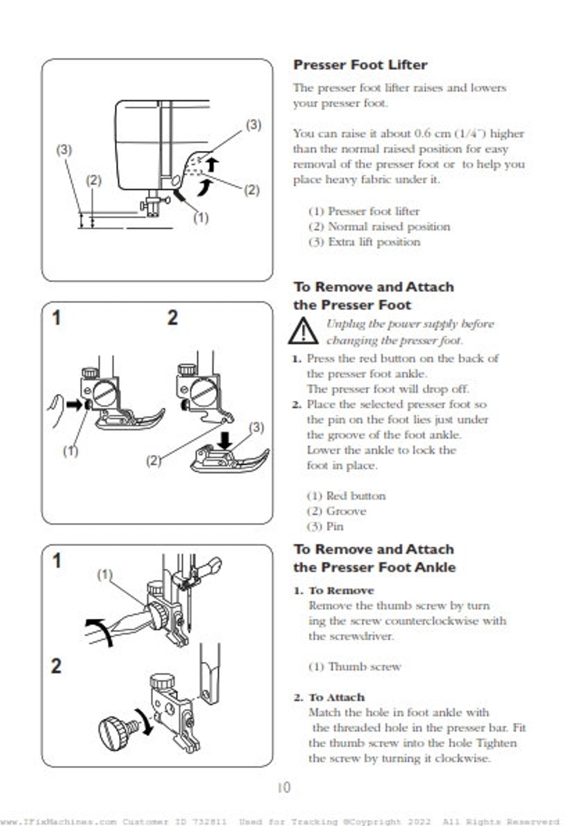 Huskystar 219 and 224 Sewing Machine Instruction Manual, PDF File ...