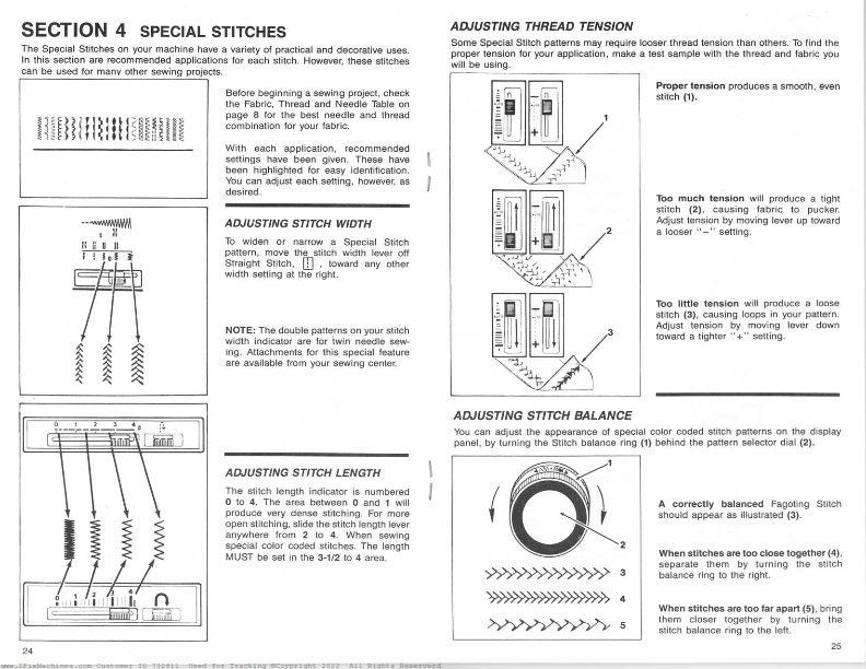 Singer 4624 Instruction Manual, Instant Download, PDF File Formate, SR ...