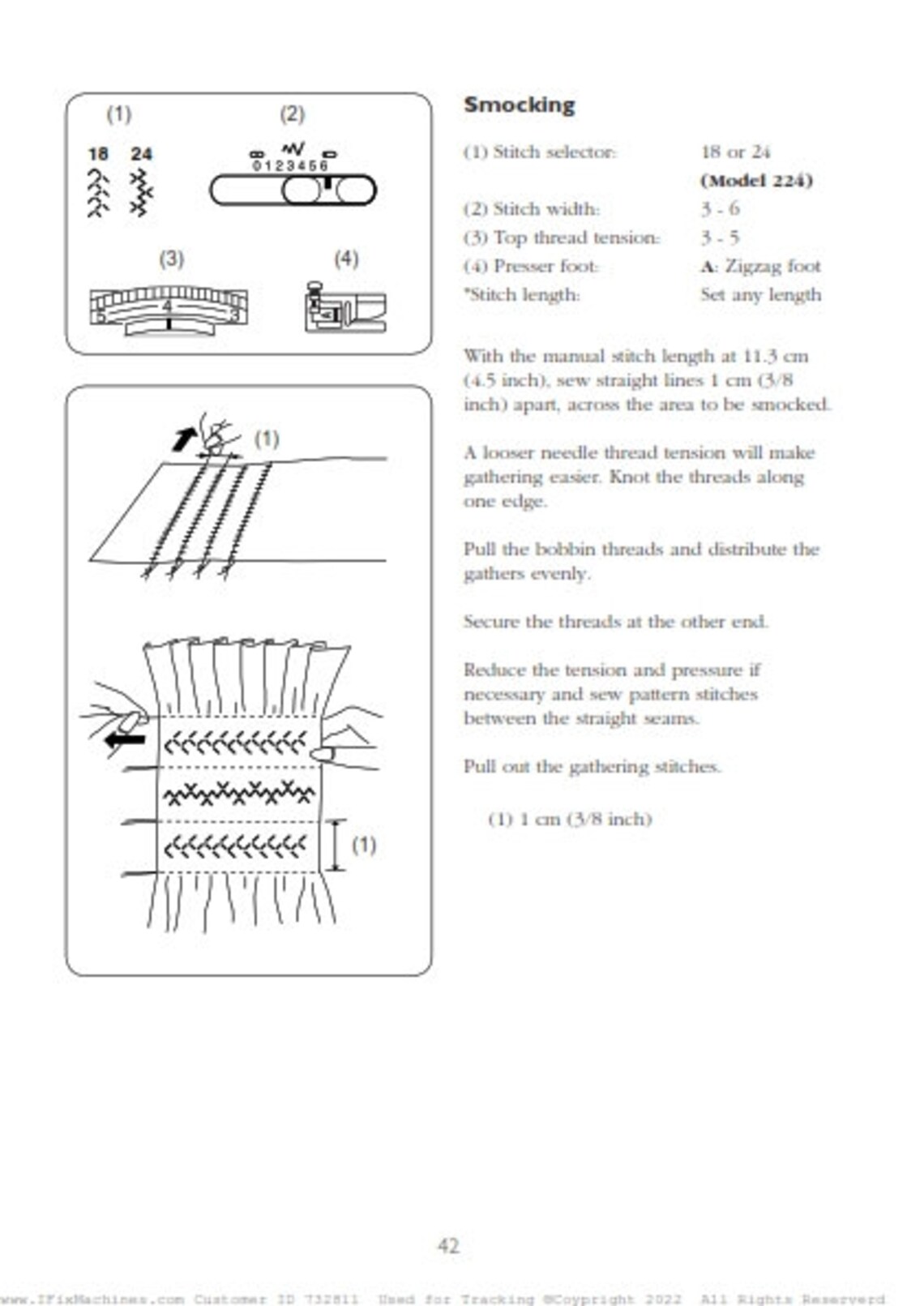 Huskystar 219 and 224 Sewing Machine Instruction Manual, PDF File ...