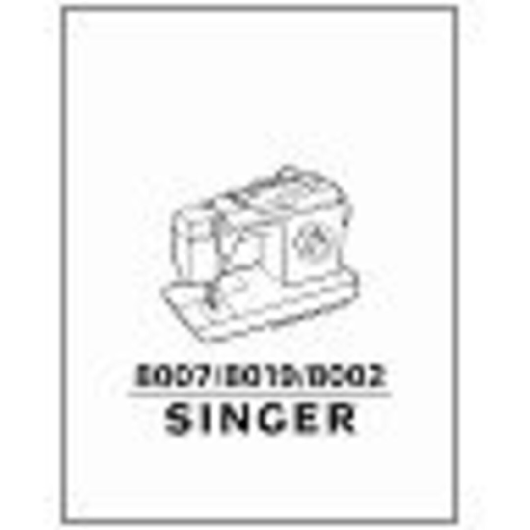Singer Sewing Model 8007 Manual Singer Model 8007 Manual - Etsy
