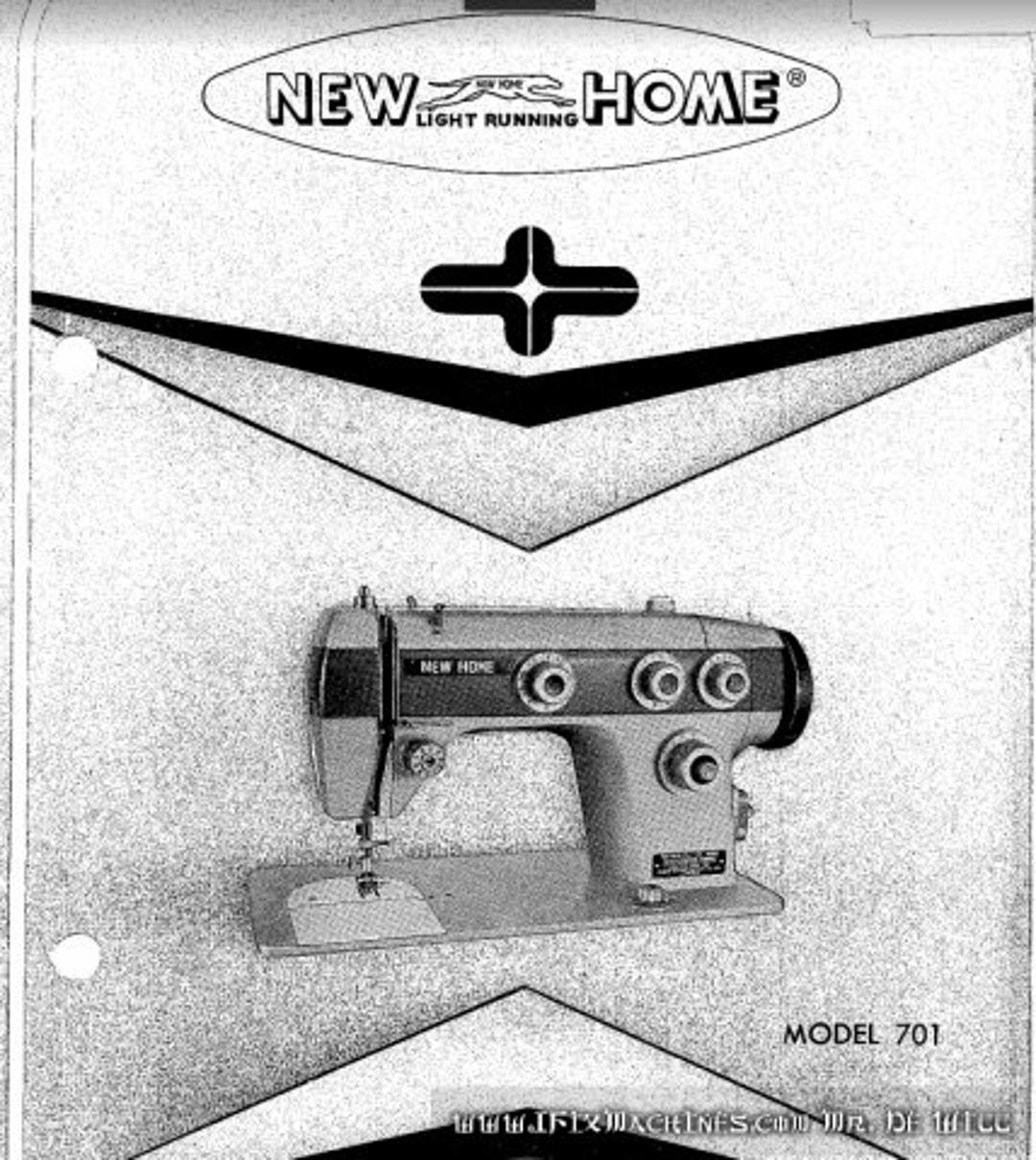 New Home 556 Sewing Machine Manual PDF SR - Etsy