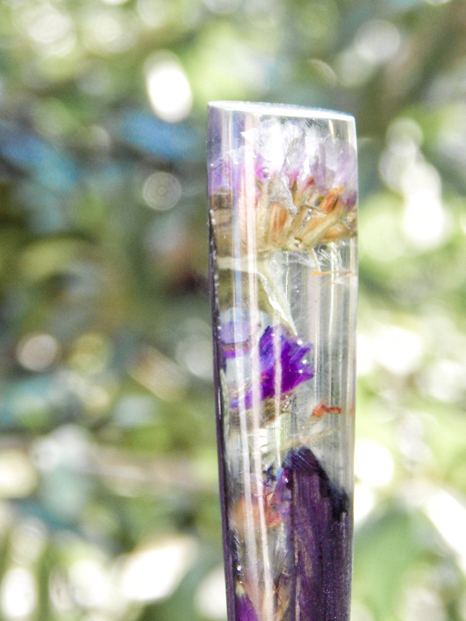 Wood Resin Hair Fork Terrarium Hair Stick Wood Resin Hair - Etsy