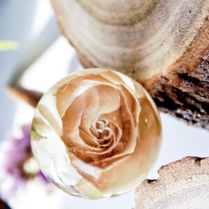 White Rose Hair Stick, Wooden Hairpin, Wood Resin Hair Pin, Rose Hair ...