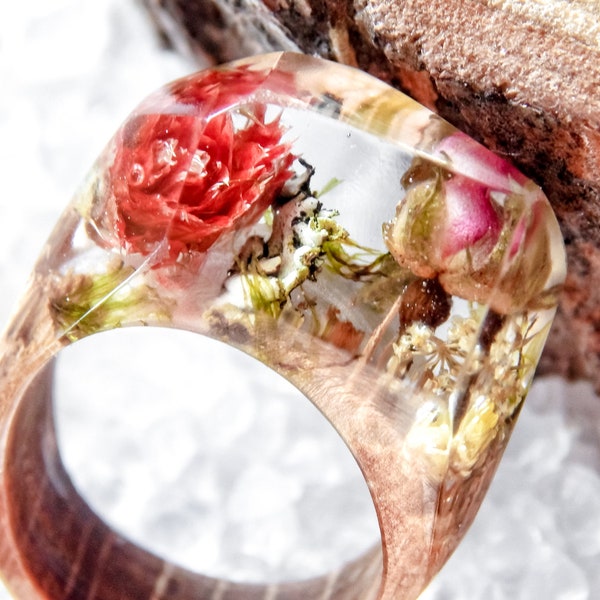 Resin Rings Flower - Etsy