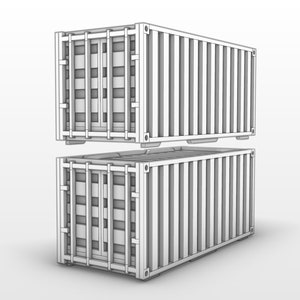 Shipping Container Laser Cut File, SVG, Scatter Terrain, Infinity ...