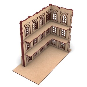 WTC 3 Storey Ruin Terrain File, Laser Cut Files, SVG, Ai, Pdf, Mdf ...