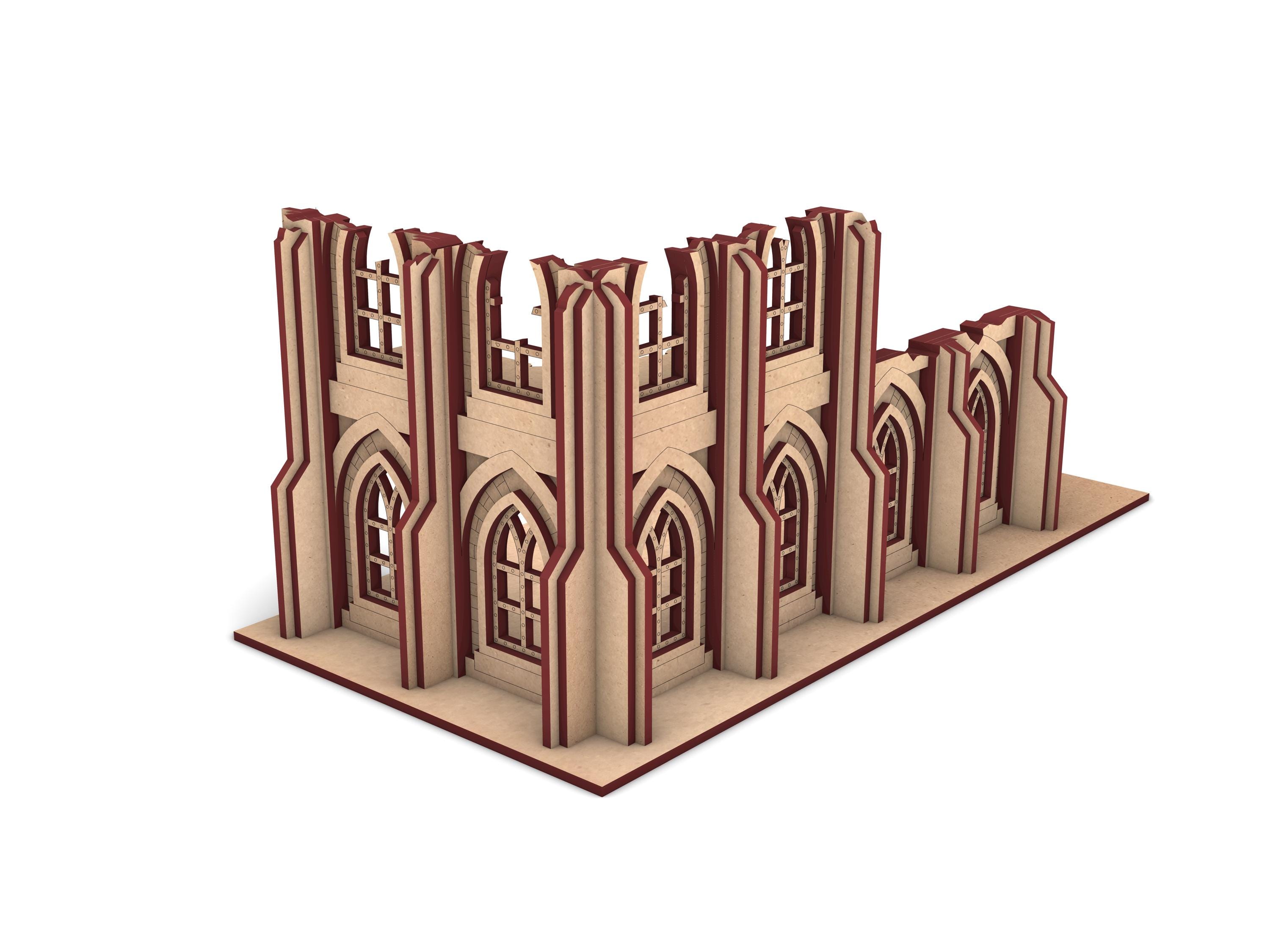 WTC Terrain Set Laser Cut Files, SVG, Ai, Pdf, Mdf Scenery, Wargame ...