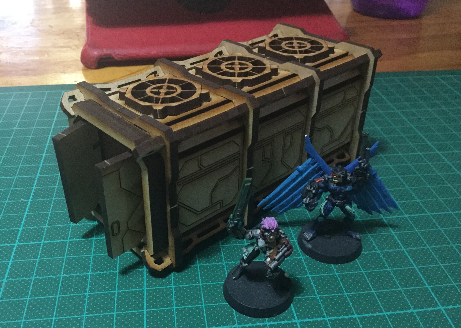 Shipping Container Laser Cut File, Scatter Terrain, Wargame Terrain ...
