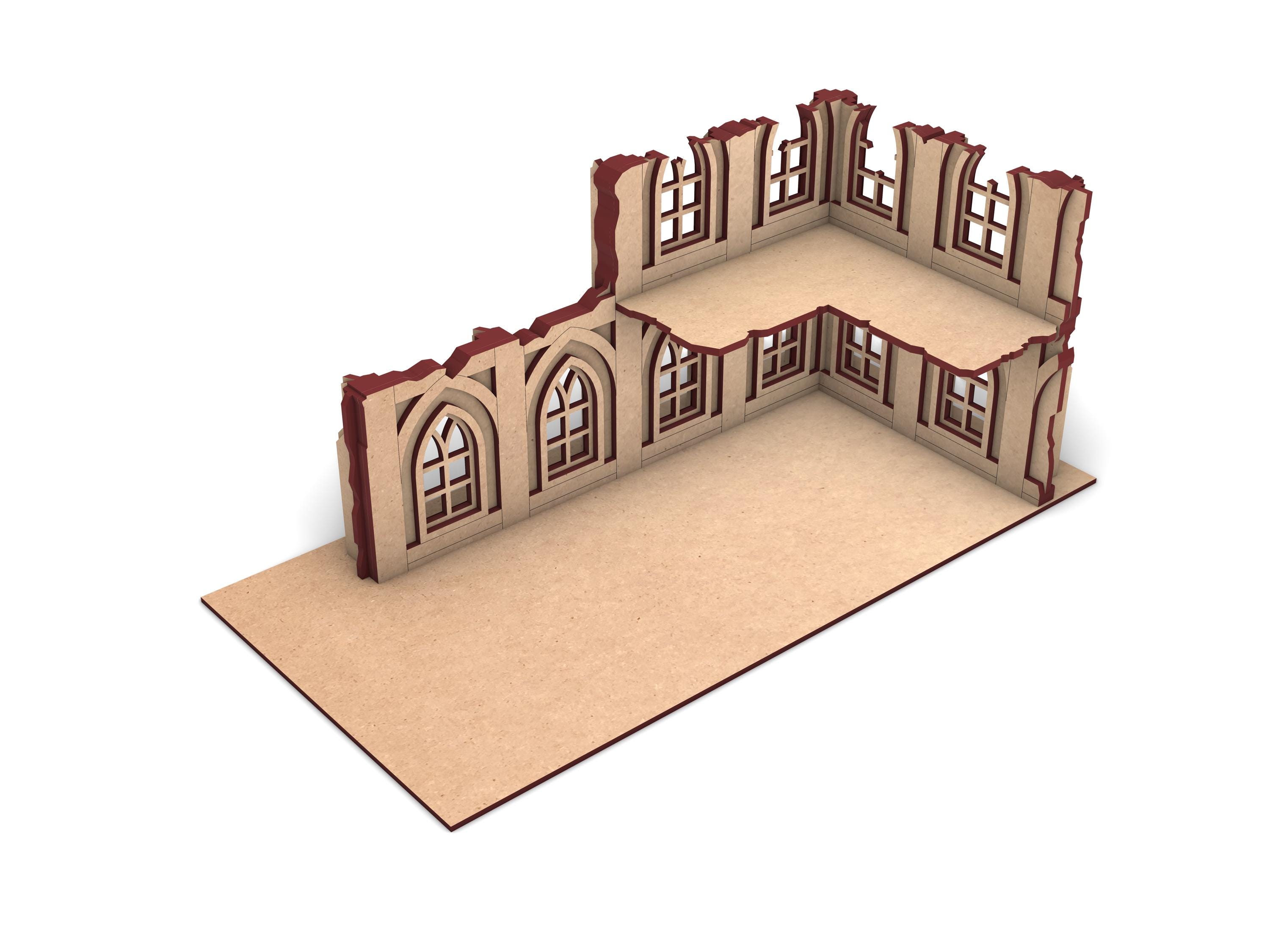 WTC Terrain Set Laser Cut Files, SVG, Ai, Pdf, Mdf Scenery, Wargame ...