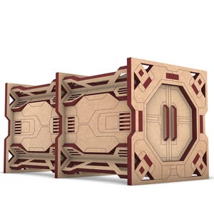 WTC Terrain Set Laser Cut Files, SVG, Ai, Pdf, Mdf Scenery, Wargame ...