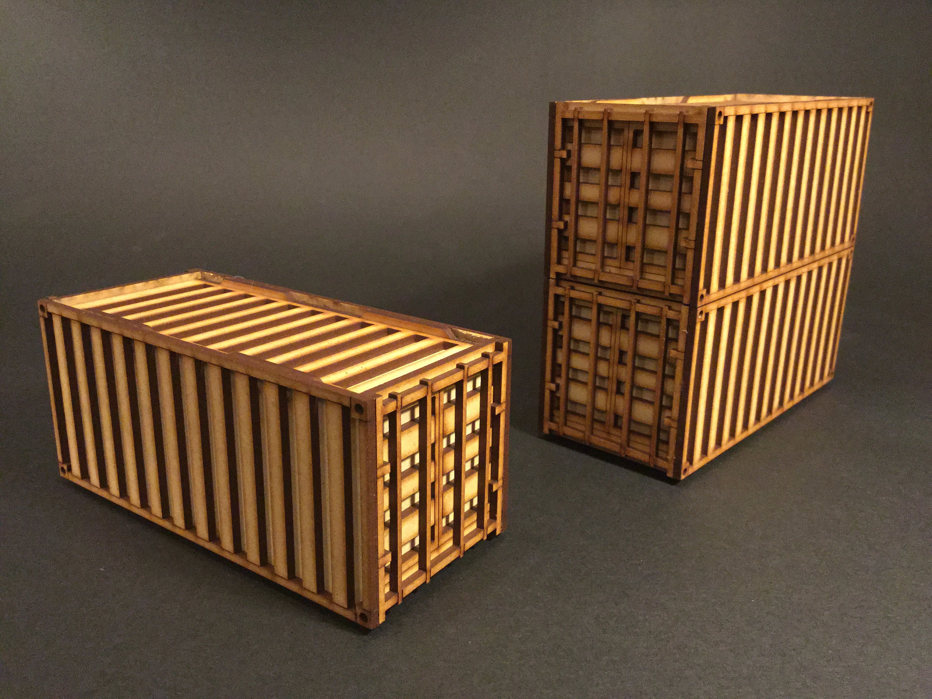 Shipping Container Laser Cut File SVG Scatter Terrain - Etsy Australia