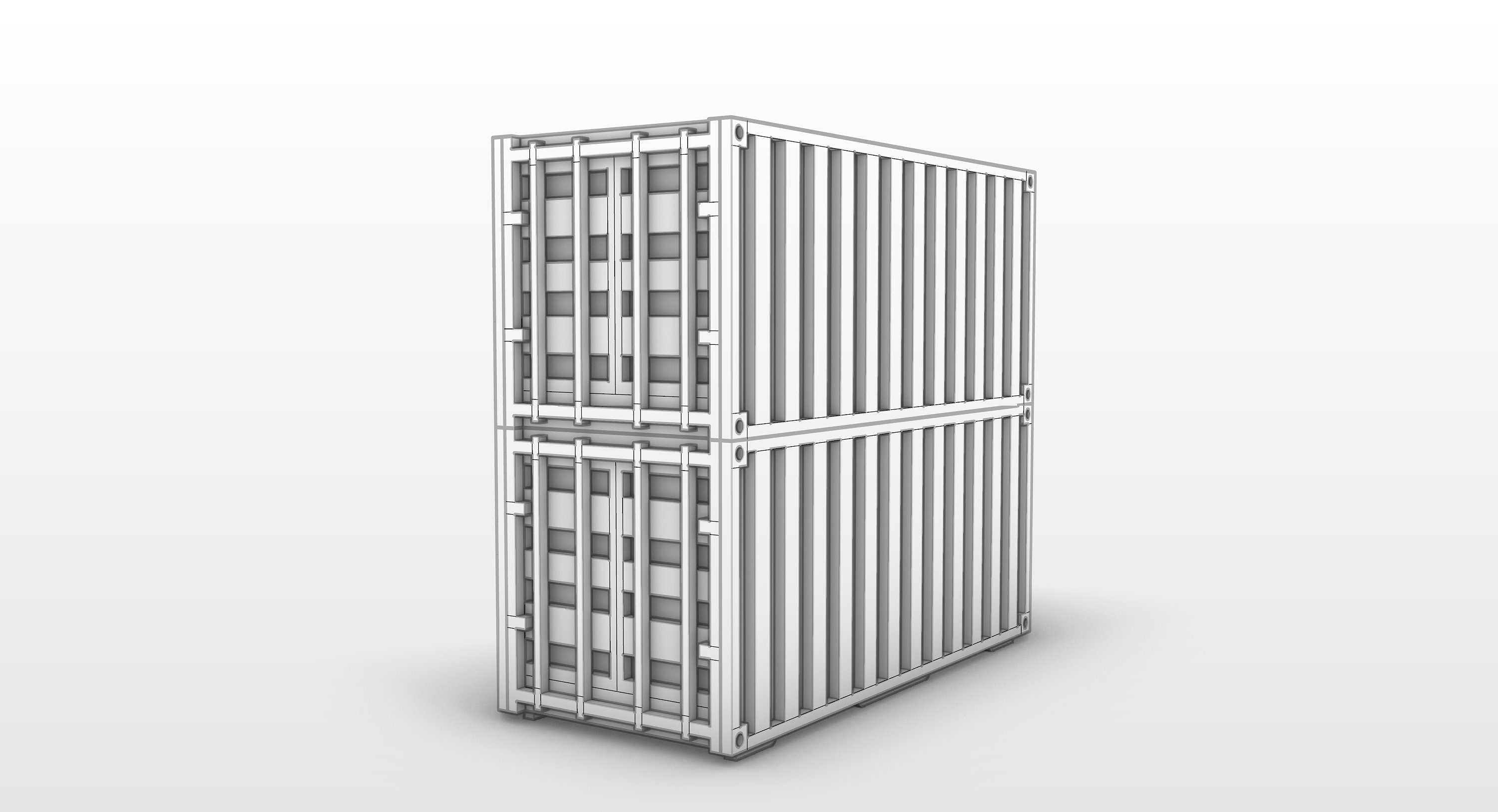 Shipping Container Laser Cut File, SVG, Scatter Terrain, Infinity ...