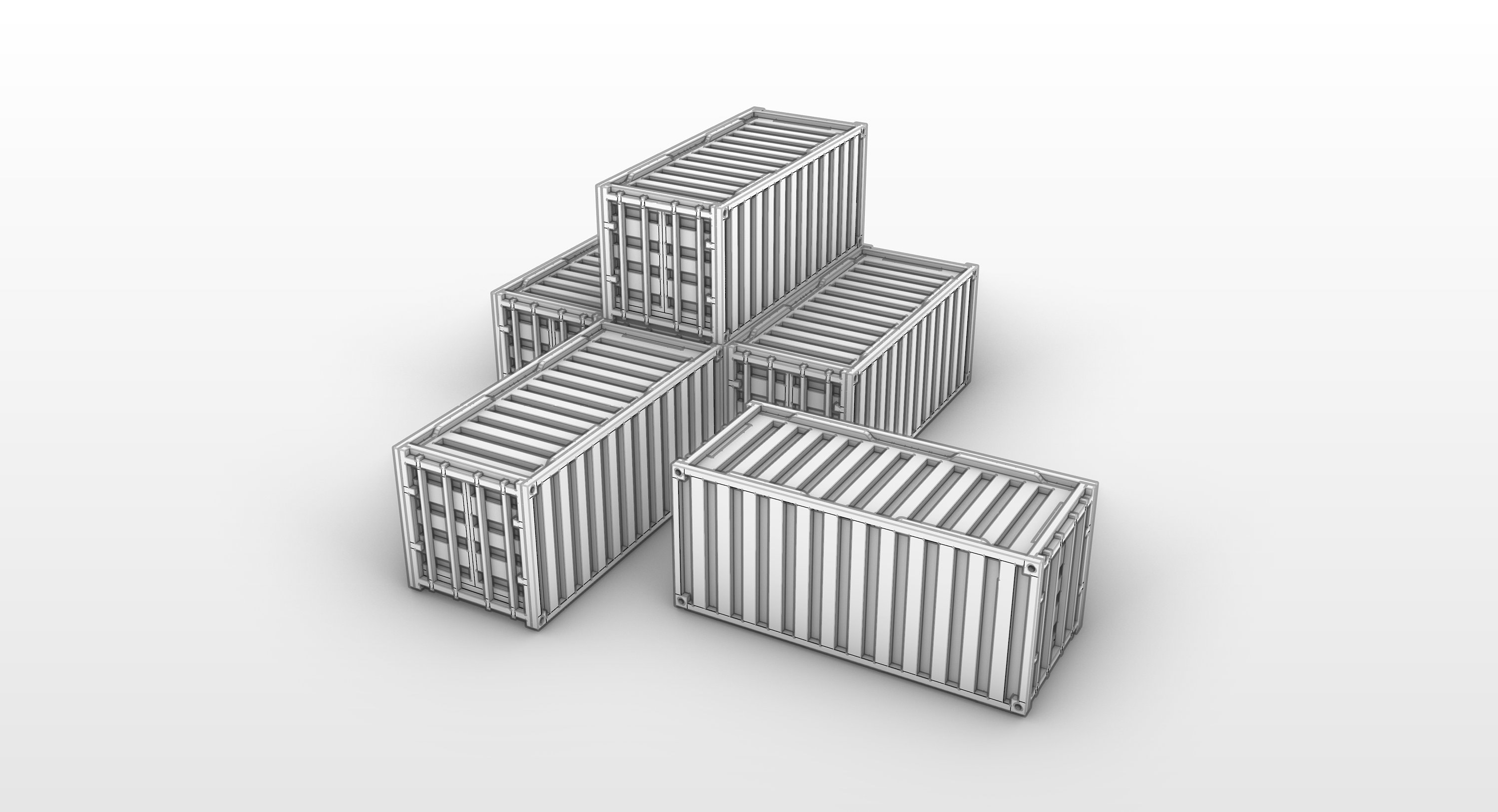 Shipping Container Laser Cut File, SVG, Scatter Terrain, Infinity ...