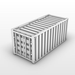 Shipping Container Laser Cut File, SVG, Scatter Terrain, Infinity ...