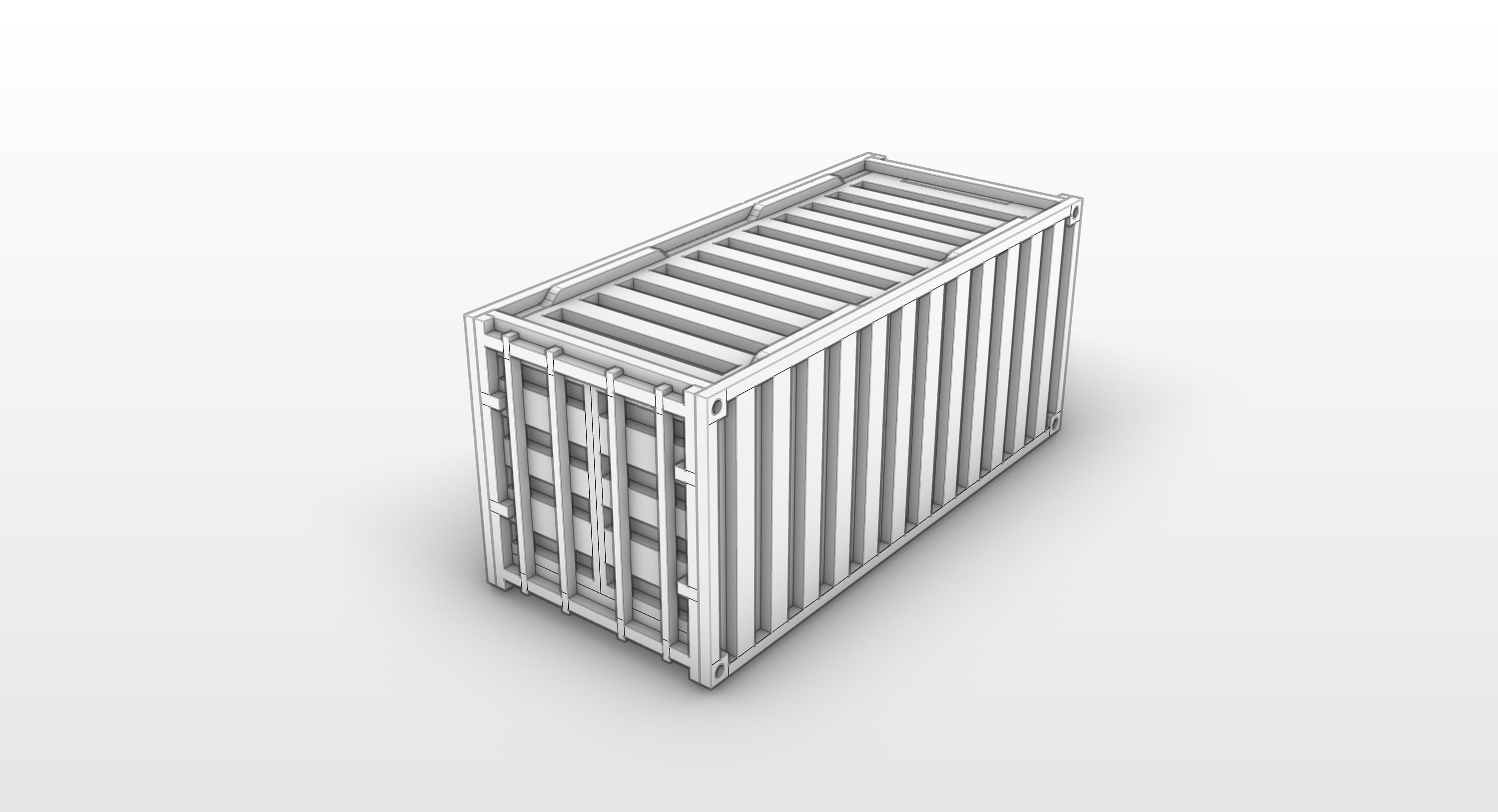 Shipping Container Laser Cut File, SVG, Scatter Terrain, Infinity ...