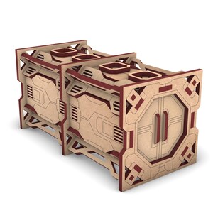 WTC Terrain Set Laser Cut Files, SVG, Ai, Pdf, Mdf Scenery, Wargame ...