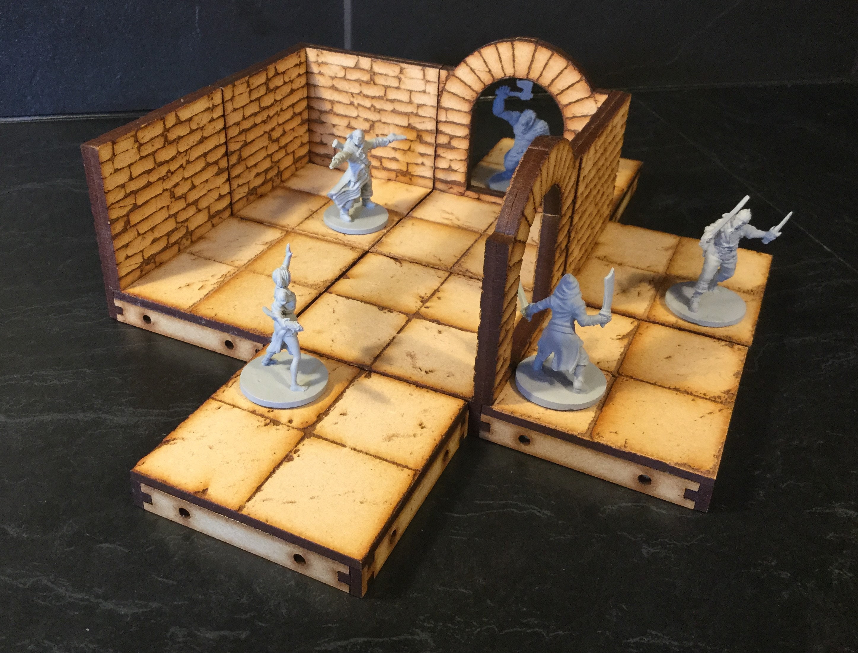 Dungeon Terrain Laser Cut Files SVG Glowforge Dungeons and - Etsy