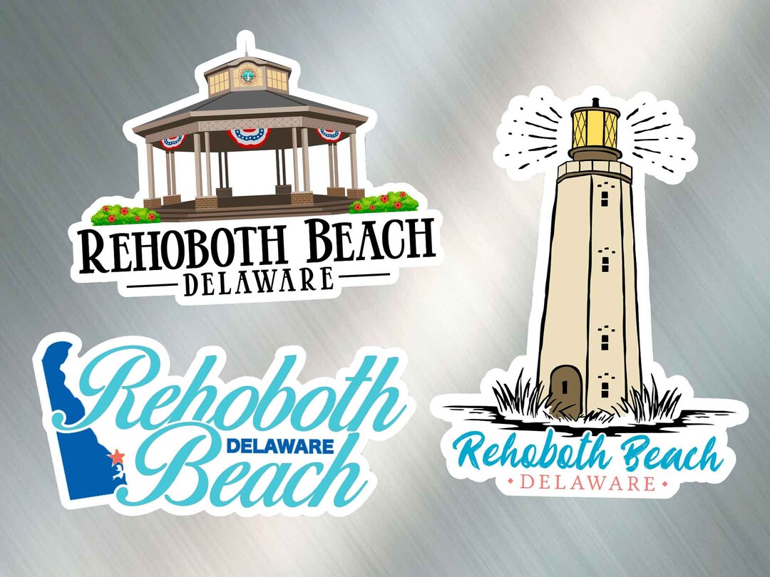 Rehoboth Beach DE Magnet 3-pack Set - Perfect for Any Rehoboth Delaware ...