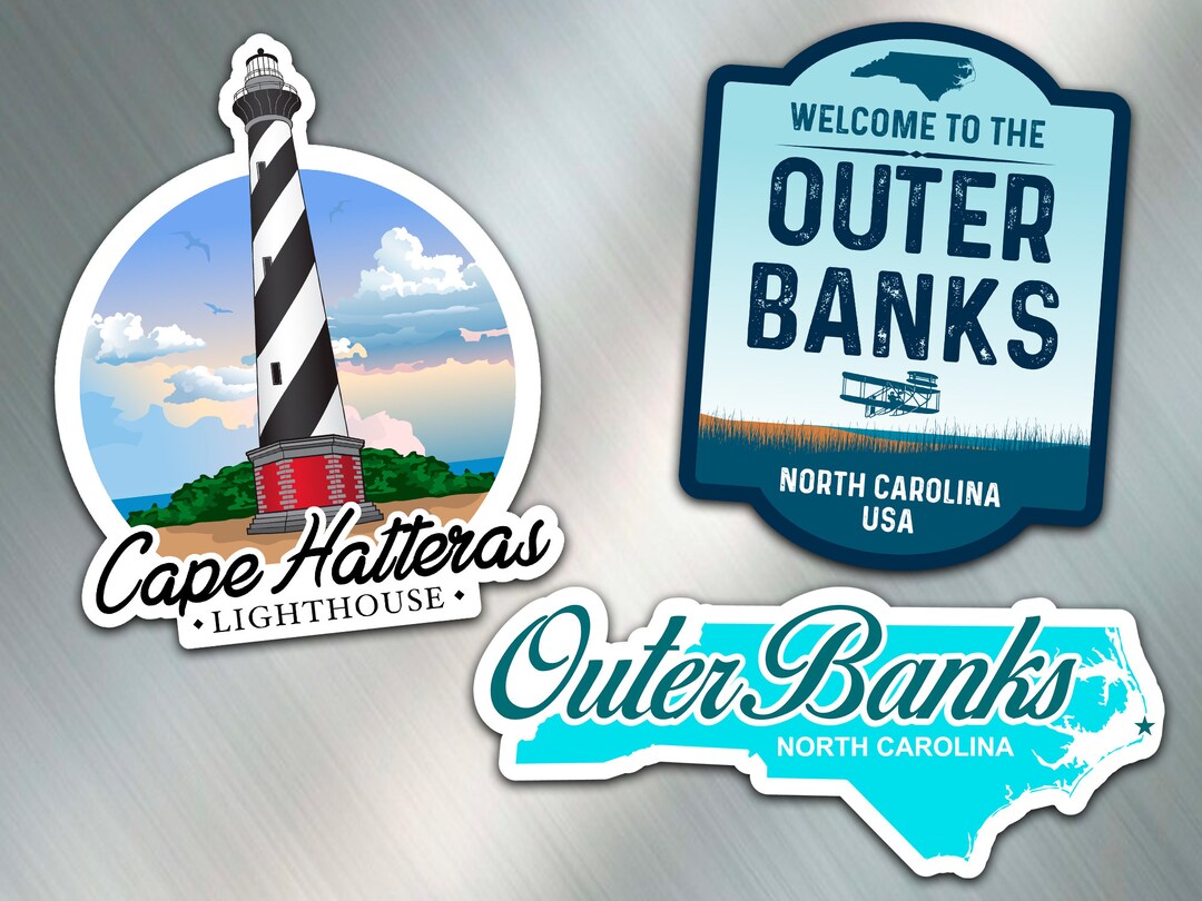 Outer Banks (OBX) Magnet 3-pack Set - Perfect for Any OBX North ...