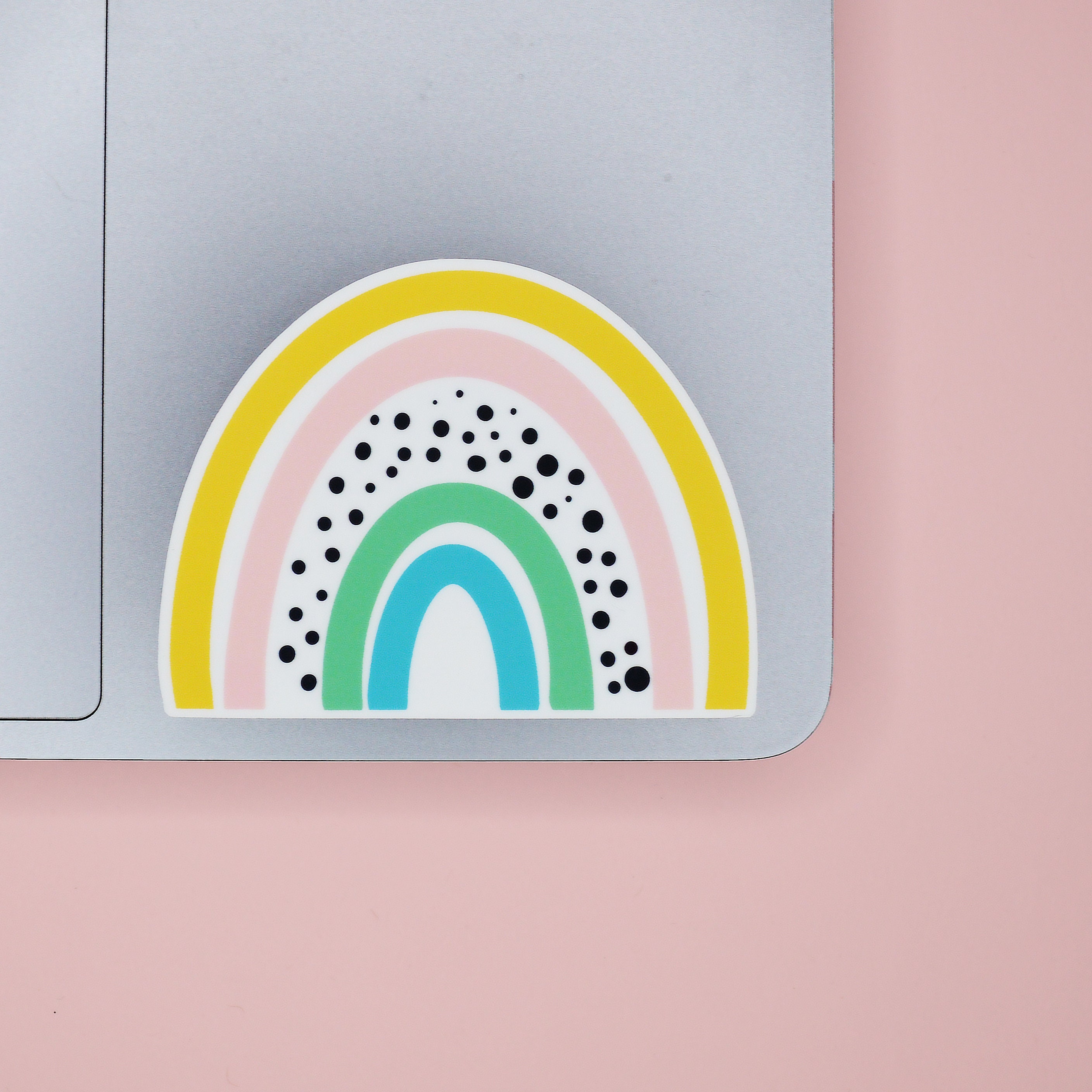 Rainbow Sticker Cute Pastel Style Rainbow Vinyl Sticker - Etsy