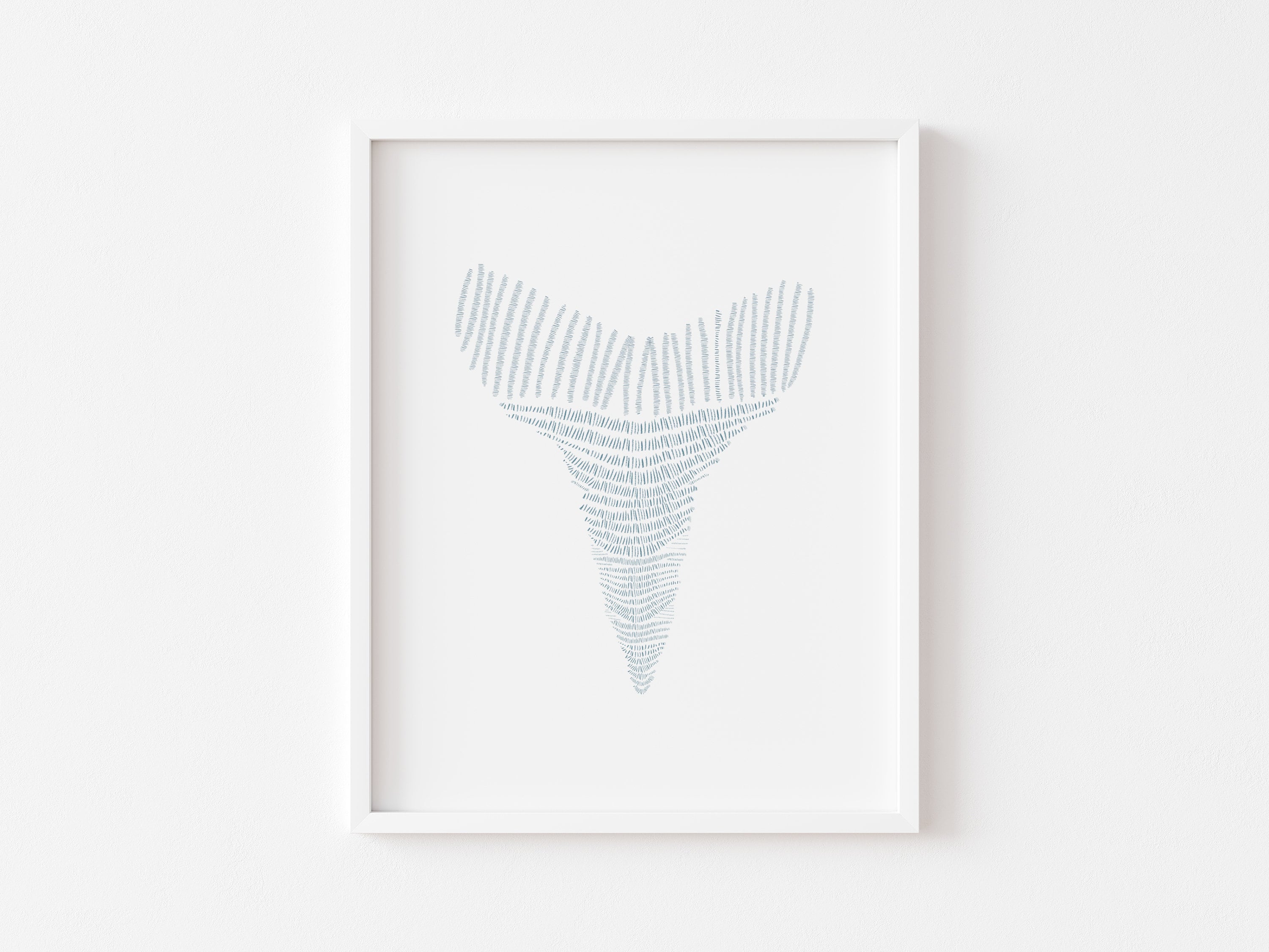 Shark Tooth Wall Art, PRINTABLE Shark Tooth Nursery Art, Modern Shark ...